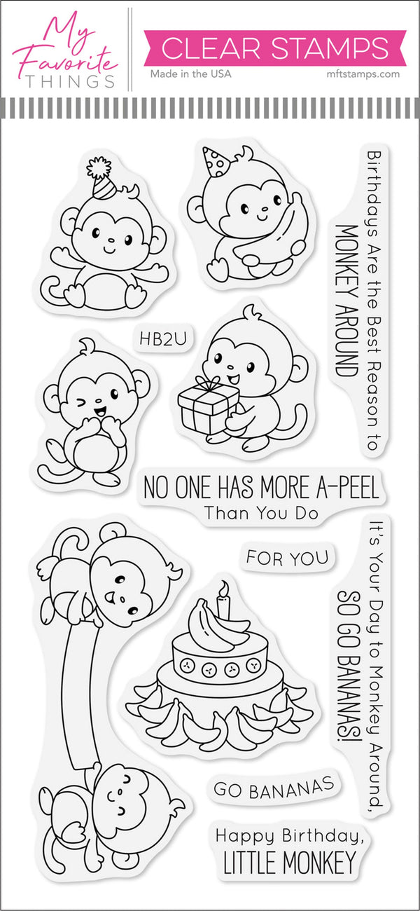 My Favorite Things - Monkey Around (stamp & die set ...