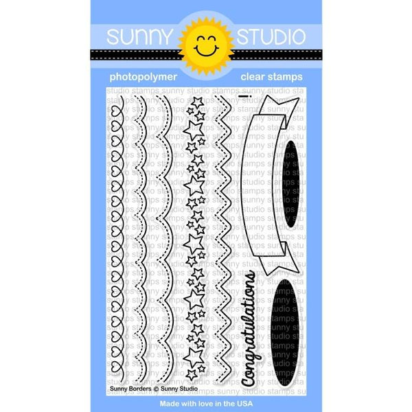 Sunny Studio Stamps - Sunny Borders (stamp & die bundle ...