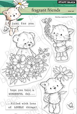 Penny Black - 30-807 Fragrant Friends (stamp set) – Michelle's Cards ...