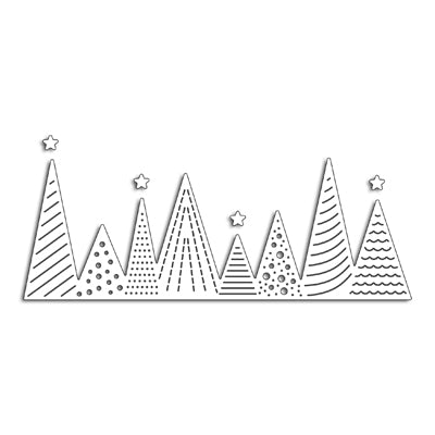 Penny Black - 51-454 Xmas Tree Border die – Michelle's Cards & Stamps